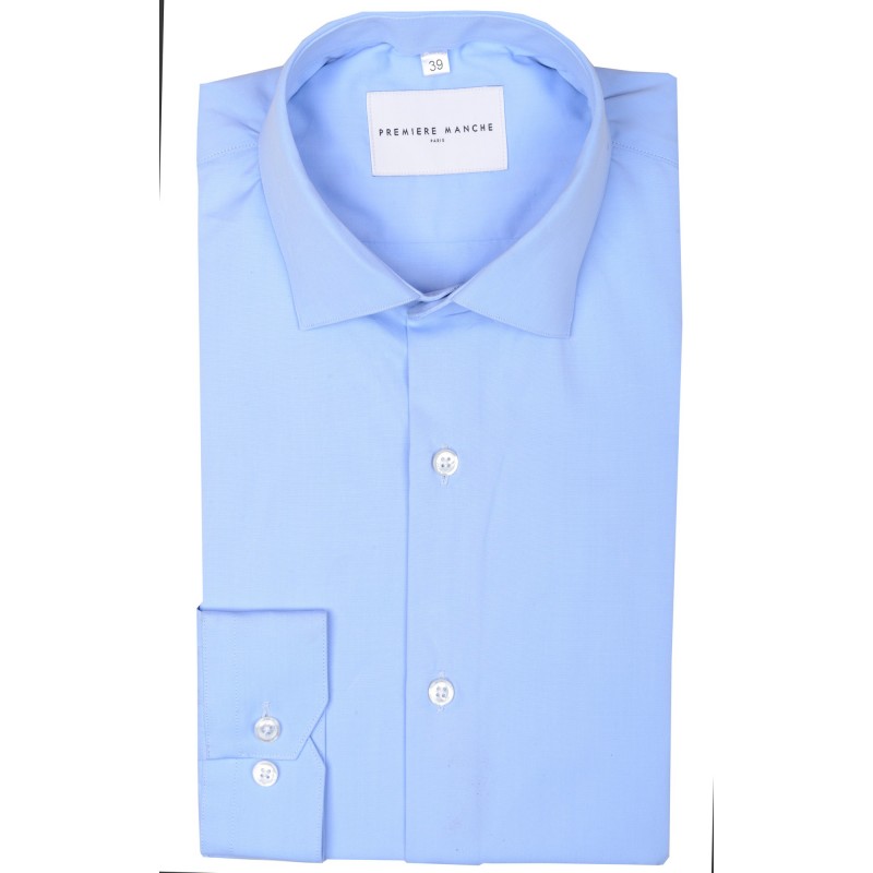 Plain blue shirt